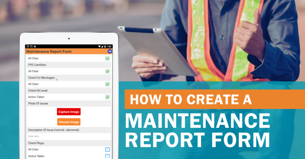 How To Create A Custom Maintenance Report Form - Appenate