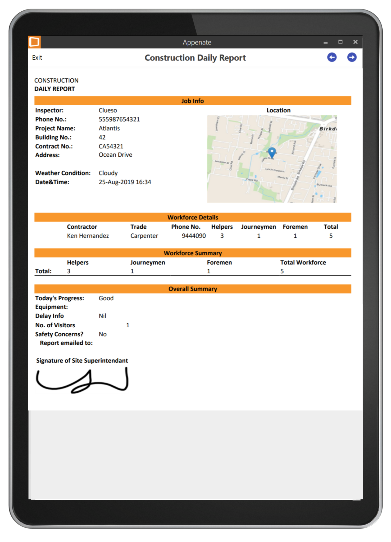 Reporte De Construcción - Appenate