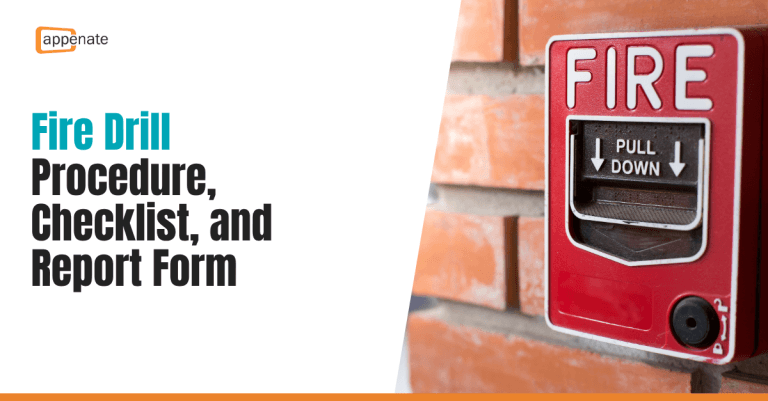 Fire Drill Procedure Checklist, Template, and Report Form
