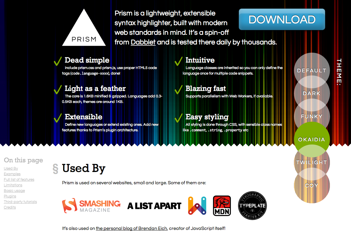 WordPress の ショートコード(Shortcode)と prism.js を組み合わせてみた - HAM MEDIA MEMO