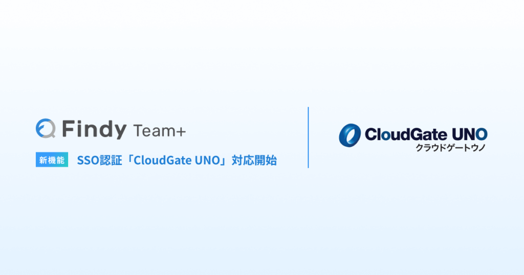 エンジニア組織の開発生産性可視化・向上SaaS「Findy Team+」が「CloudGate UNO」に対応 | ニュース | ファインディ ...