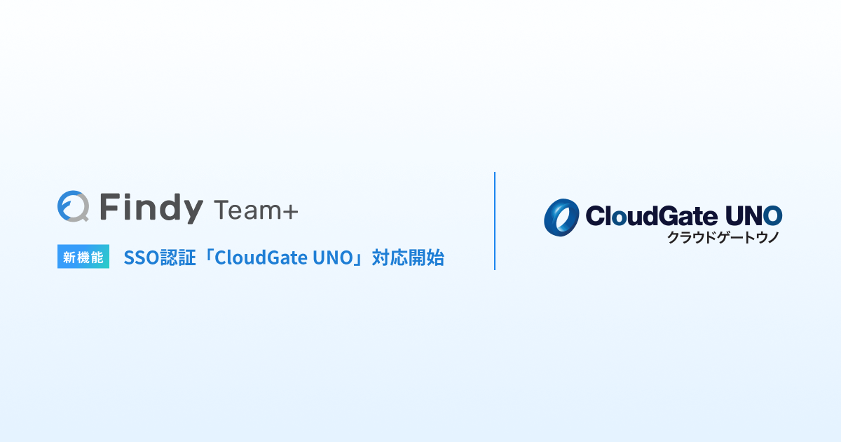 エンジニア組織の開発生産性可視化・向上SaaS「Findy Team+」が「CloudGate UNO」に対応 | ニュース | ファインディ ...