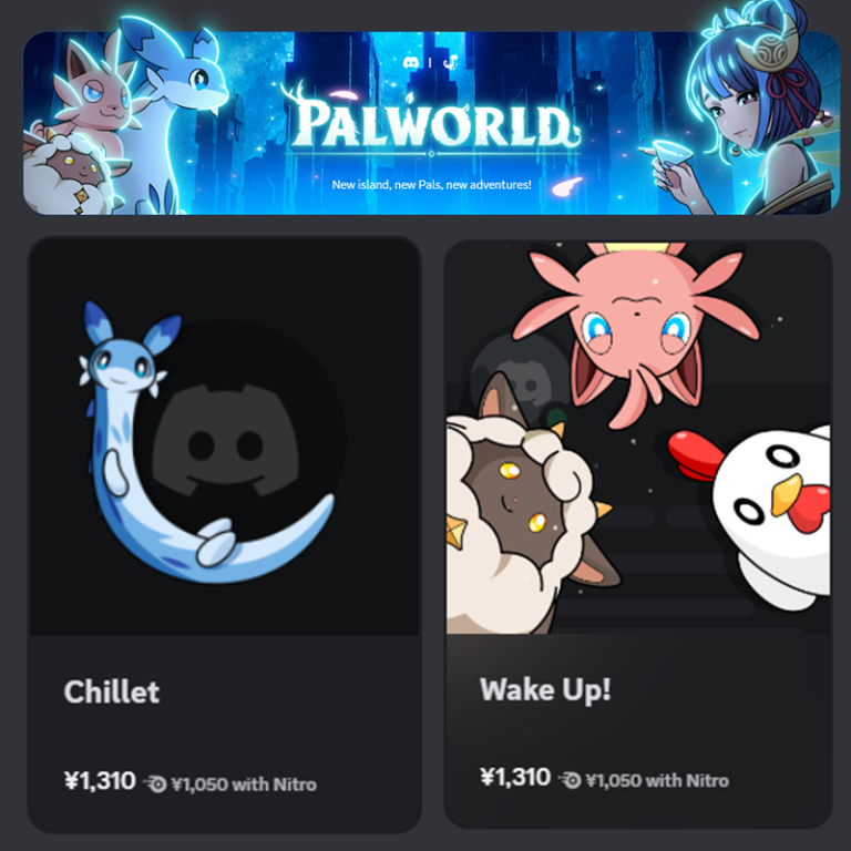 Palworld Now Available in the Discord Shop | News | Pocketpair Inc.