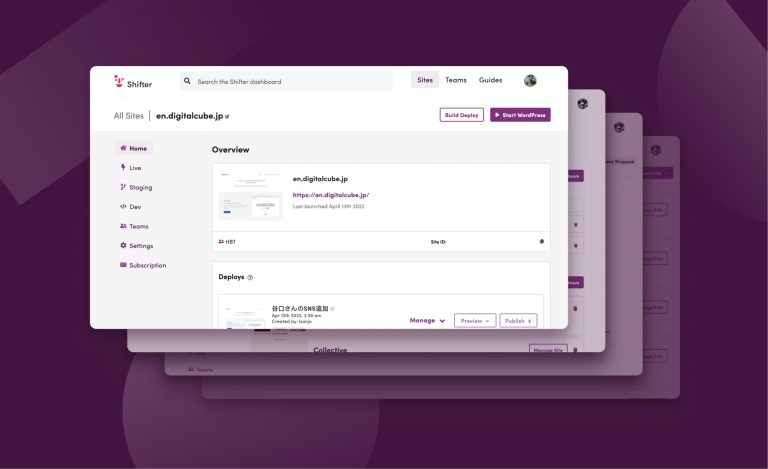 Shifter: The Jamstack WordPress hosting platform.